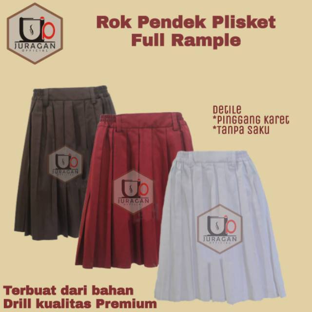 Jual JRG Rok Pendek Pliskit Rempel Seragam Sekolah SD Termurah !!! | Shopee Indonesia