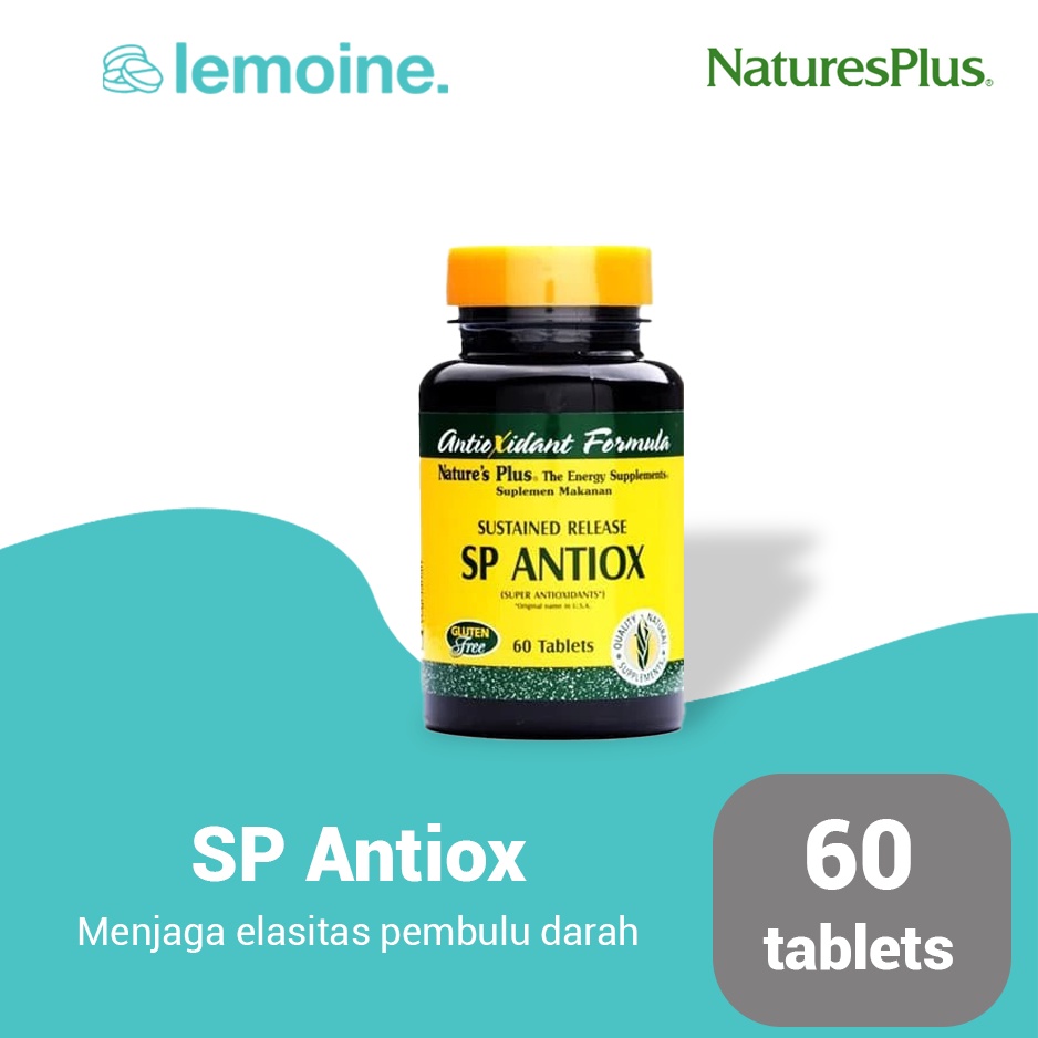 Jual Natures Plus SP Antiox Sustained Release 60 Tablet Selenium ACE ...