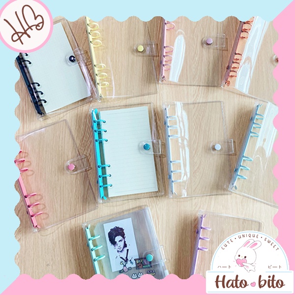 Jual Binder A6 polos 6 ring warna warni aesthetic minimalis DIY ...