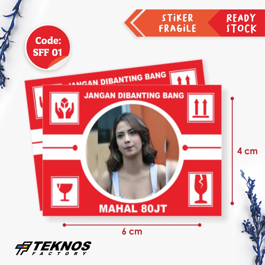 Jual STIKER FRAGILE 6X4 cm LUCU UNIK JANGAN DI BANTING MURAH [100 PCS] | Shopee Indonesia