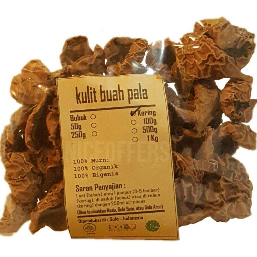 Jual Kulit Buah Pala Kering Rempah-Rempah Bumbu Pengobatan Tradisional ...