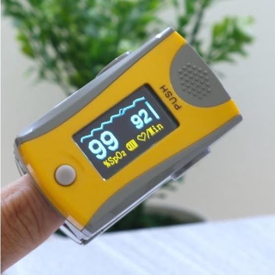 Jual Fingertip Pulse Oximeter Sp02 / Detak Jantung & Saturasi Kadar ...