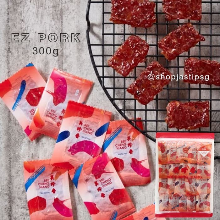Jual READY Bee Cheng Hiang Mini EZ Pork 300g Dendeng Singapore Vacuum ...