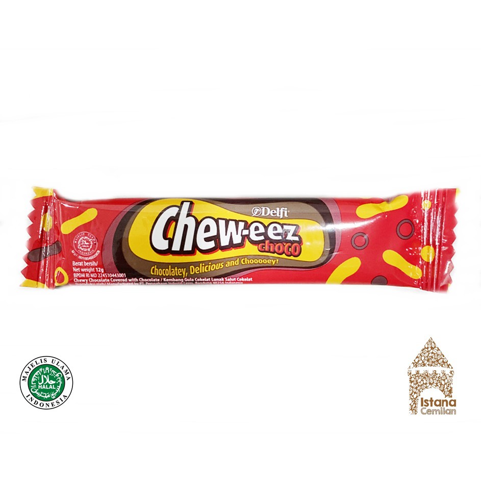 Jual Delfi Chew-eez / Cheweez Cokelat Permen Choco ECERAN | Shopee ...