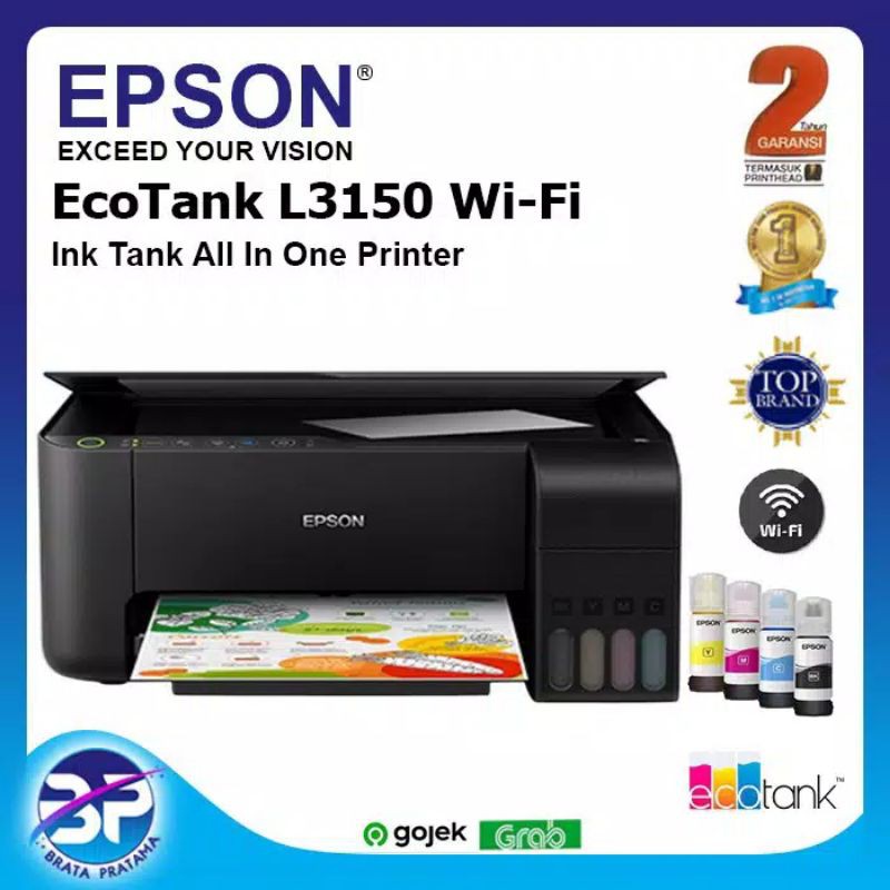 Jual Epson L3150 Wifi all in one Printer | Shopee Indonesia