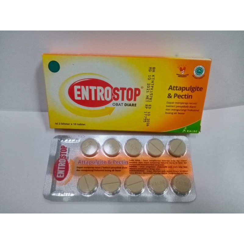 Jual Entrostop 20 Tablet Obat Diare(Box) | Shopee Indonesia