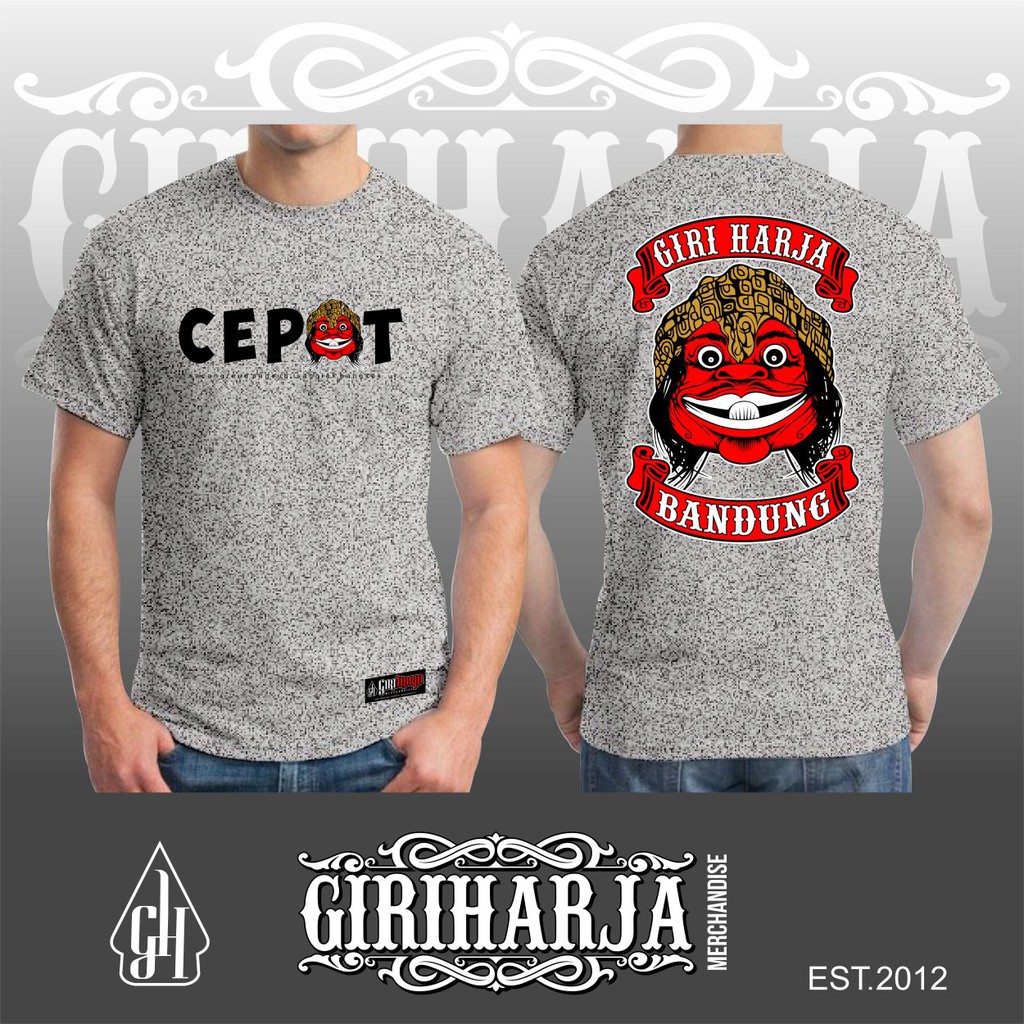 Jual Kaos wayang golek Cepot / kaos wayang golek Giri Harja / Kaos ...