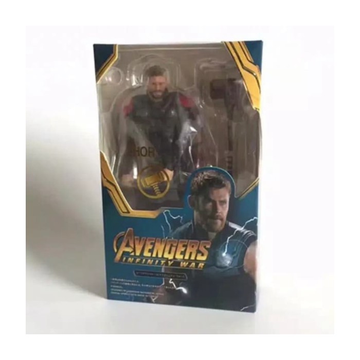 Jual SHF Figuarts Marvel Avengers Infinity Wars Thor God Thunder Figure ...