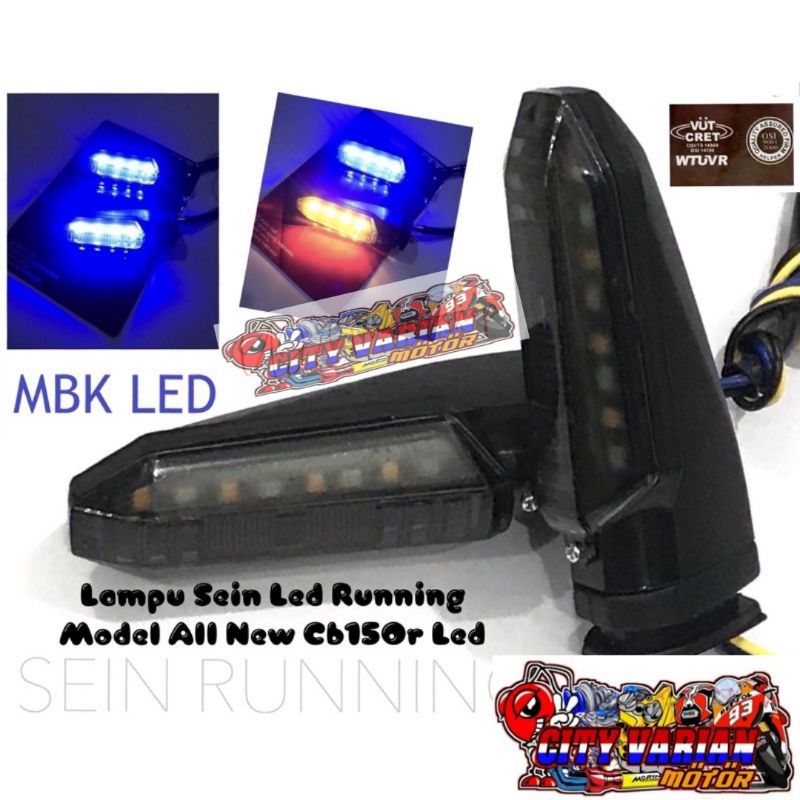 Jual Lampu Sen Sein Running 2 mode Lampu Sen Led Running Cbr150 Vario ...