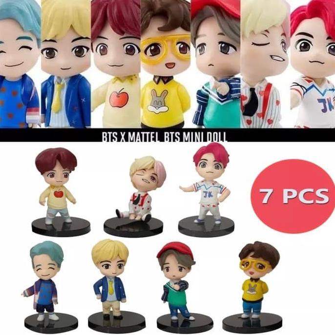 Jual BTS CHIBI FIGURE BT21 ARMY BANGTAN BOYS KPOP IDOL MODEL TOPPER CAKE | Shopee Indonesia