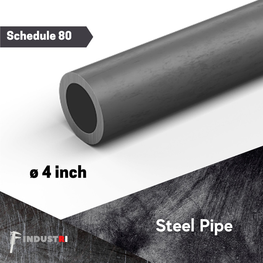 Jual Pipa besi sch 80 4 inch x 100mm | Shopee Indonesia