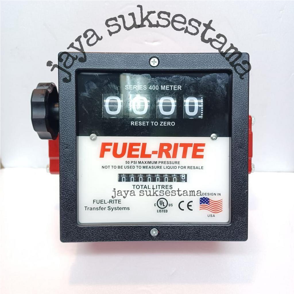 Jual Flow meter set 2" (inch) Meteran solar / Minyak / Oil Fuel Rite ...