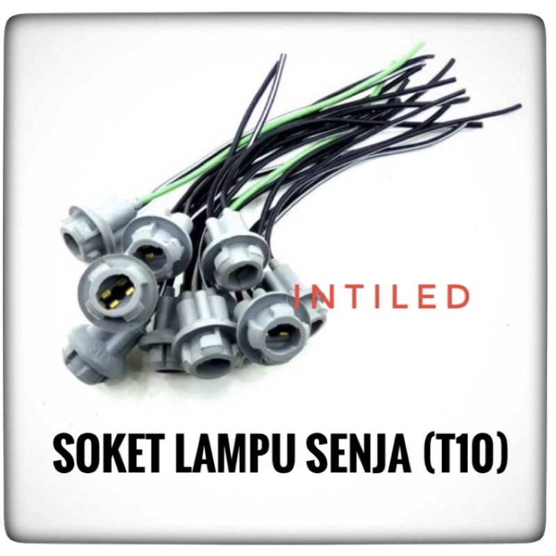 Jual SOKET LAMPU SENJA / DUDUKAN BOHLAM TANCEP (T10) | Shopee Indonesia