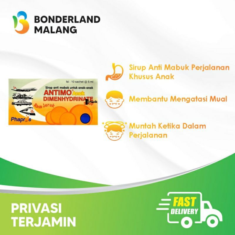 Jual ANTIMO ANAK RASA JERUK / Strawberry 5 ML 1 SACHET | Shopee Indonesia
