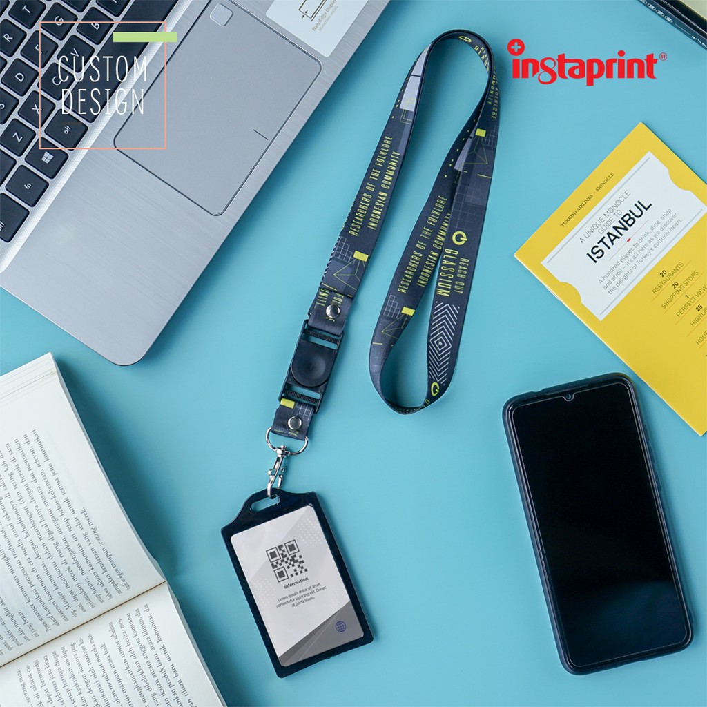 Jual Lanyard custom ,tali id card,Landyard perusahaan | Shopee Indonesia