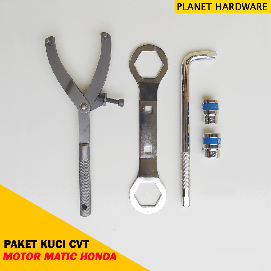 Jual Paket Kunci CVT Motor Matic Honda Treker Kunci Kanvas Ganda 39 mm x 41 mm Kunci Pully Depan ...