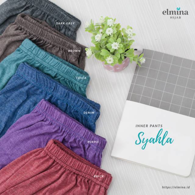Jual Inner Pants Syahla By Elmina Hijab Dalaman Gamis Wanita Celamis ...