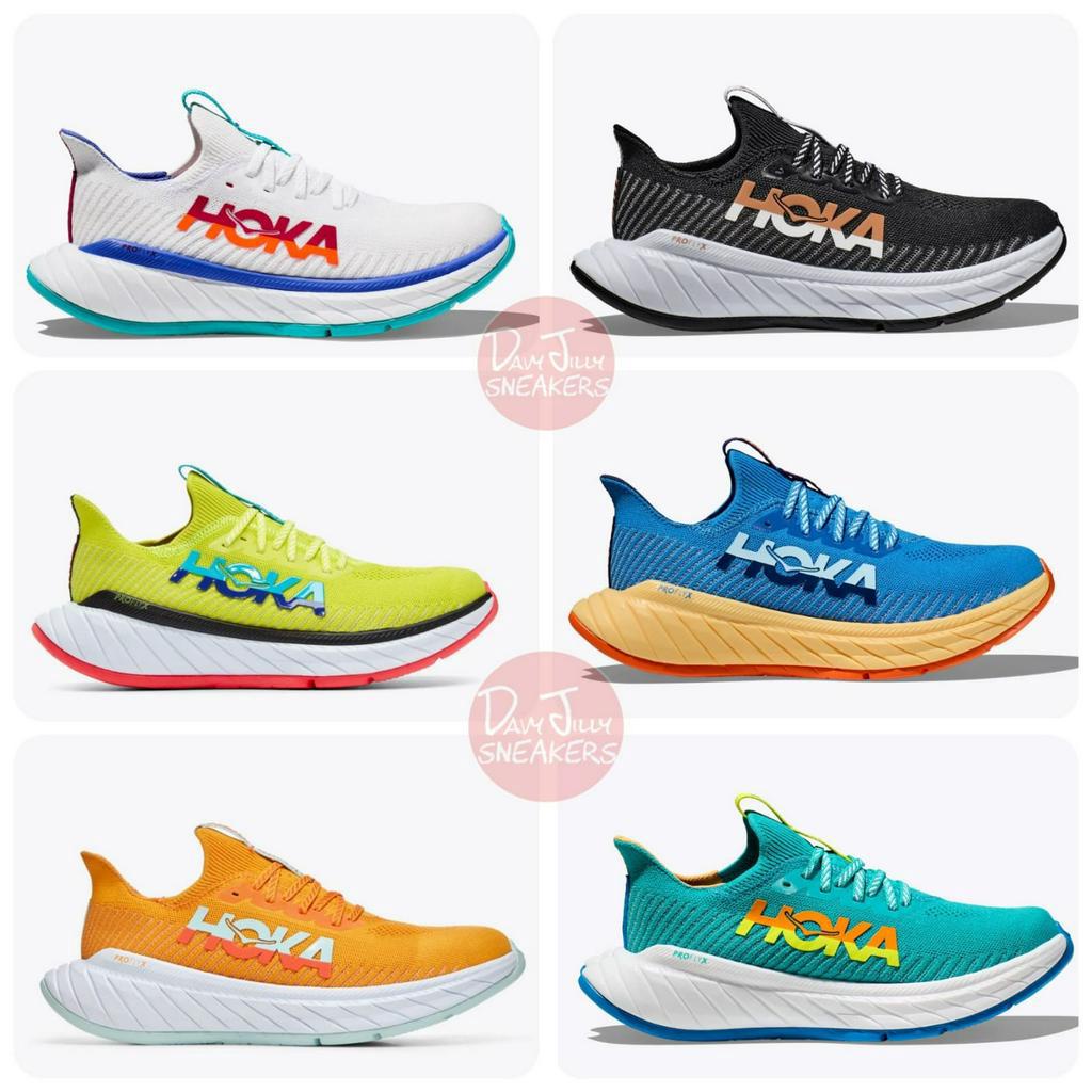 Jual SEPATU HOKA ONE ONE CARBON X3 X 3 RUNNING SHOES MARATHON LARI ...