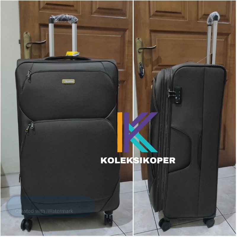 Jual Koper Original President Kanvas Anti THEFT TSA Lock ukuran 24 inch ...
