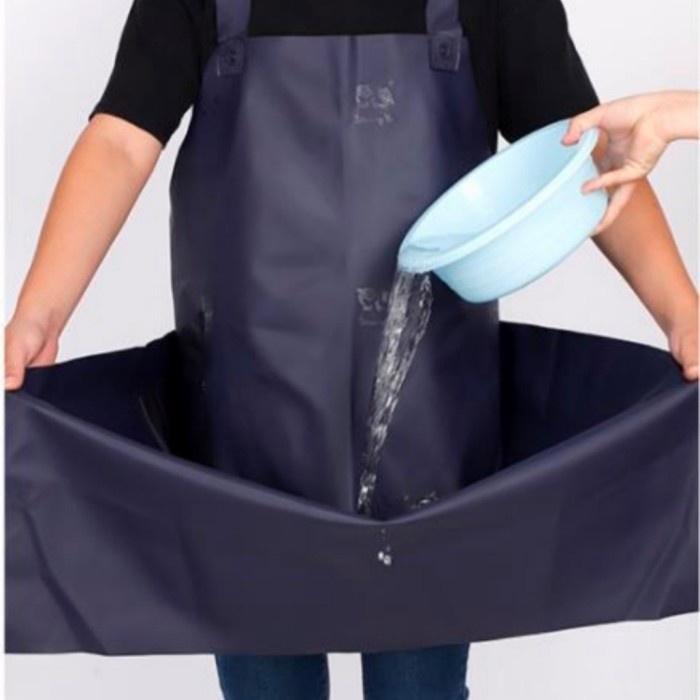 Jual Apron pvc waterproof oil proof panjang anti air celemek karet ...