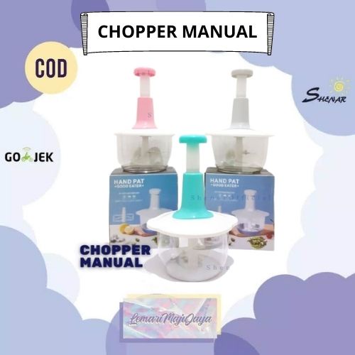 Jual Choper Jumbo 1,8 Liter / Chopper Blender Manual Tekan Pencacah ...