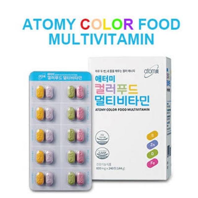 Jual ATOMY COLOR FOOD MULTIVITAMIN | Shopee Indonesia