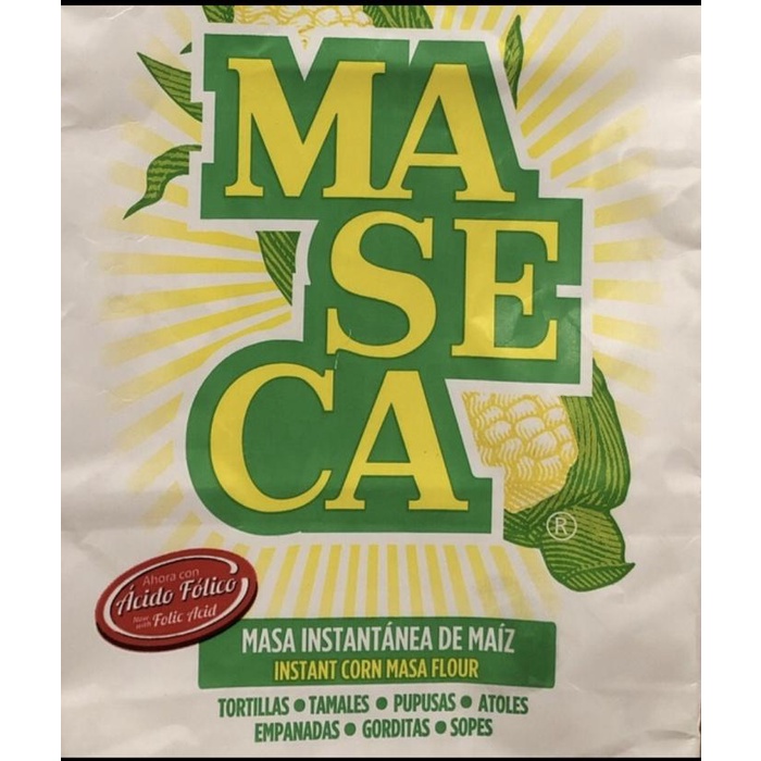 Maseca Corn Flour 1 Kg - Carrito Latino Maseca Masa Harina Corn ...