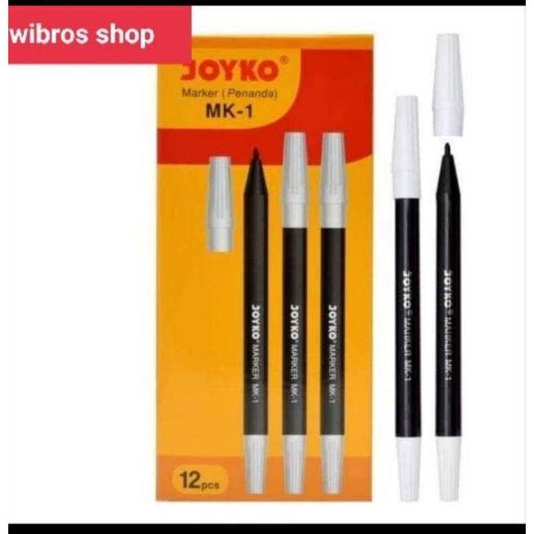 Jual spidol marker penanda mk-01 hitam mk-02 biru mk-03 merah:1 box 12 ...