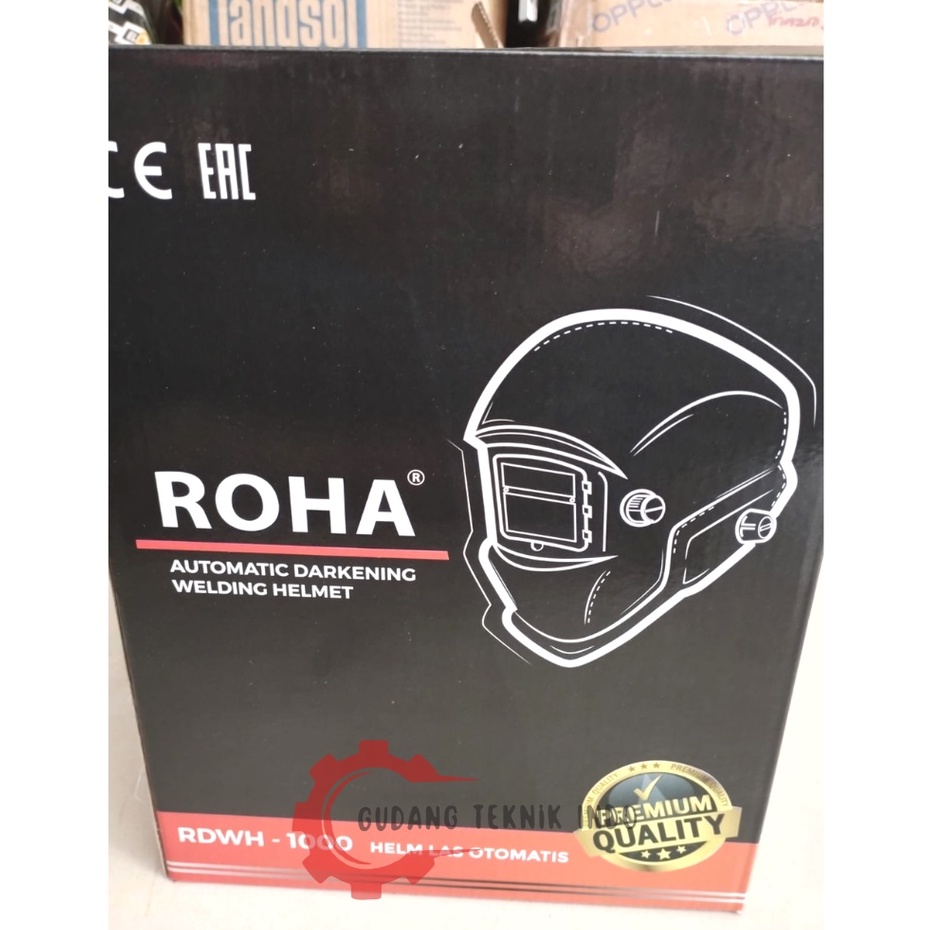 Jual HELM LAS OTOMATIS ROHA / KEDOK LAS / AUTOMATIC WELDING HELMET ...