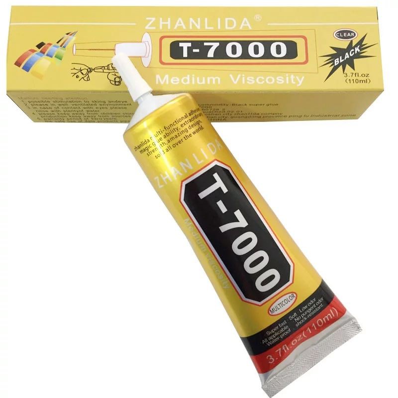 Jual LEM LCD TOUCHSCREEN T7000 15ML 50ML 110ML BLACK | Shopee Indonesia