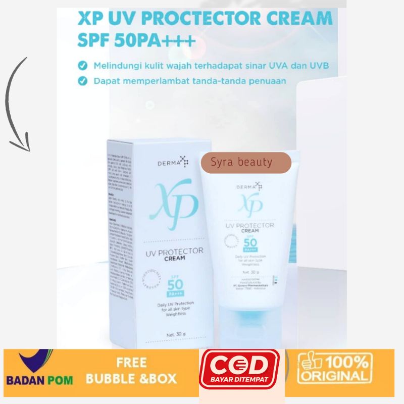 Jual Derma XP UV Protector Cream SPF 50 - tabir surya & antioksidan 30 ...