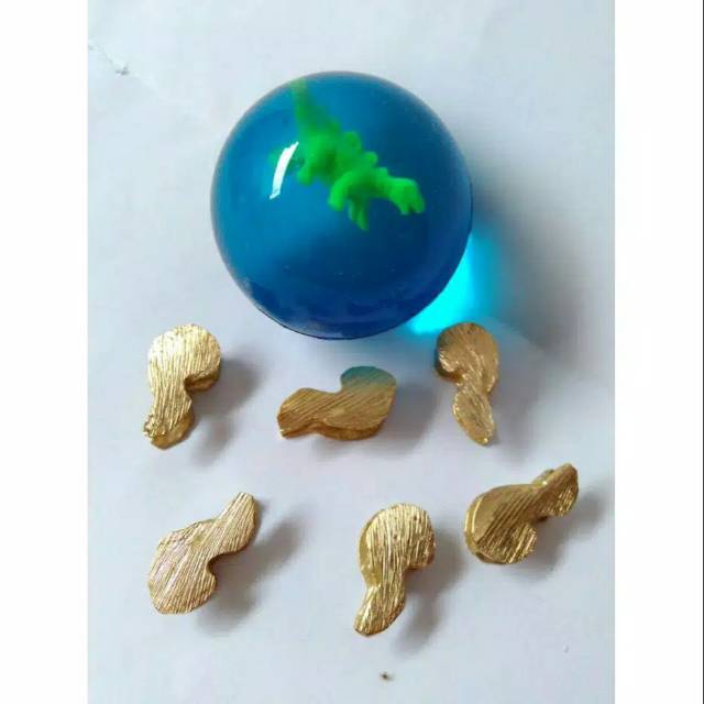 Jual SATU SET : BOLA BEKEL BESAR (DIAMETER 4CM) + 6 BIJI BEKEL EMAS ...