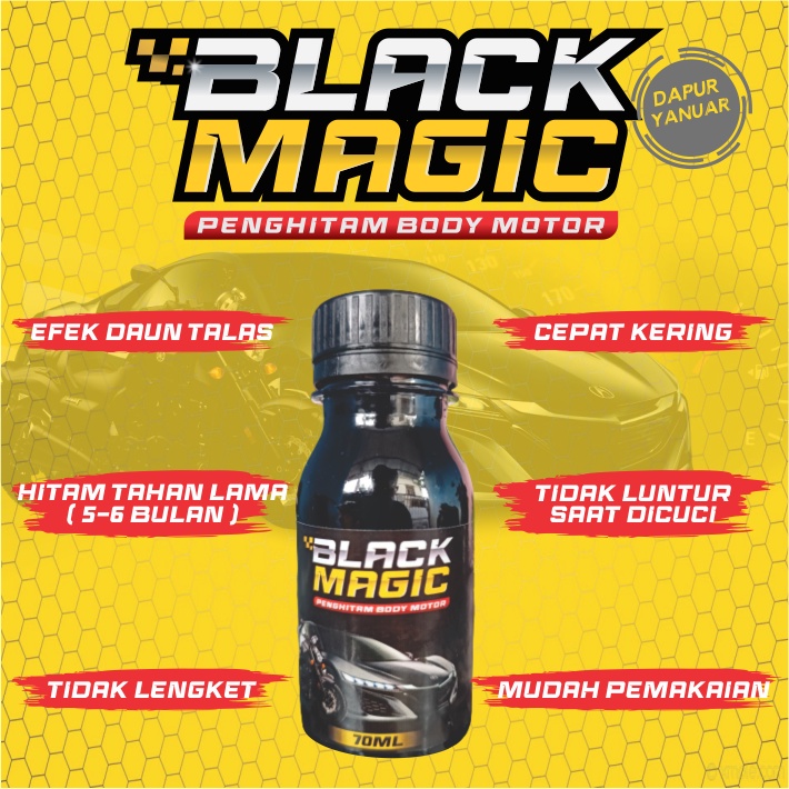 Jual BLACK MAGIC PENGHITAM BODY MOTOR KILAP HITAM HILANGKAN KUSAM BODY ...