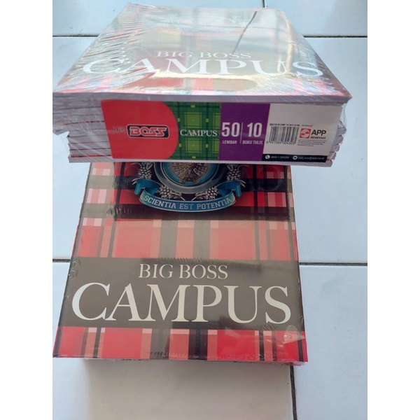 Jual [PACK 10 BK] BUKU TULIS BIG BOSS ISI 50 LEMBAR 1 PACK ISI 10 BUKU ...