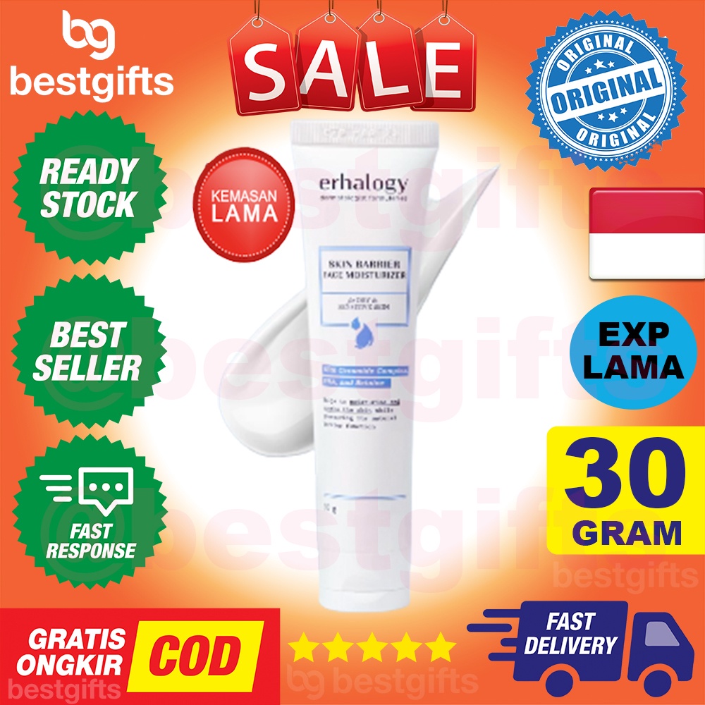 Jual ERHA ERHALOGY GENTLE SKIN BARRIER FACE MOISTURIZER FOR DRY ...