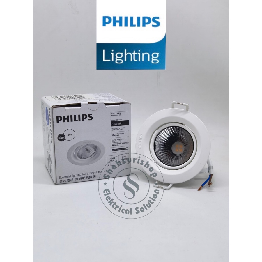 Jual LAMPU SPOT INBOW PHILIPS LED KYANITE SL201 070 3W 3 W WATT 4000K ...