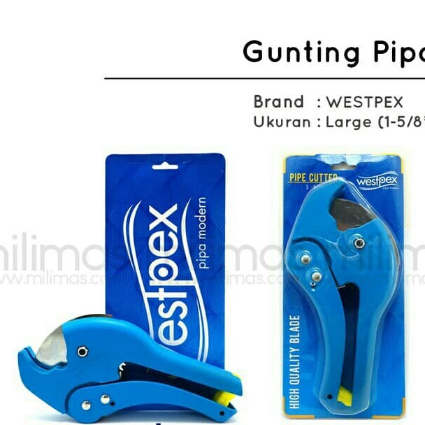 Jual Gunting Cutter Pipa Vinyl / Pvc / Pex 42 Mm Westpex | Shopee Indonesia