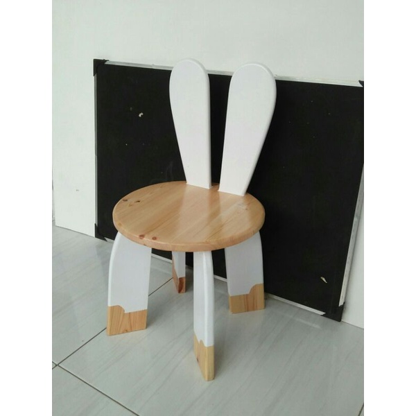 Jual Kursi Tk karakter,bunny/kelinci ,rusa,kupu,mickey,kitty | Shopee ...