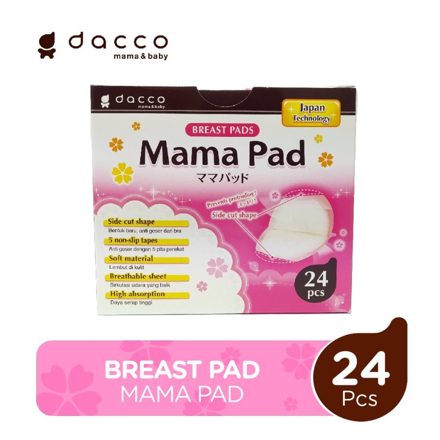 Jual Dacco Breastpad Mamapad 24 Mama Pad 24 Breast Pads isi 24 pcs ...