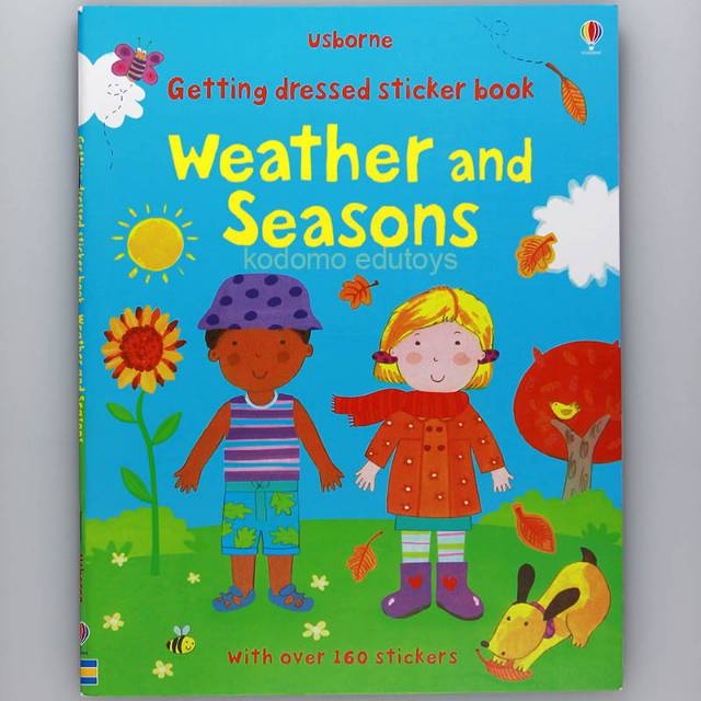 Jual Usborne Getting Dressed Sticker Book - Weather and Seasons ...