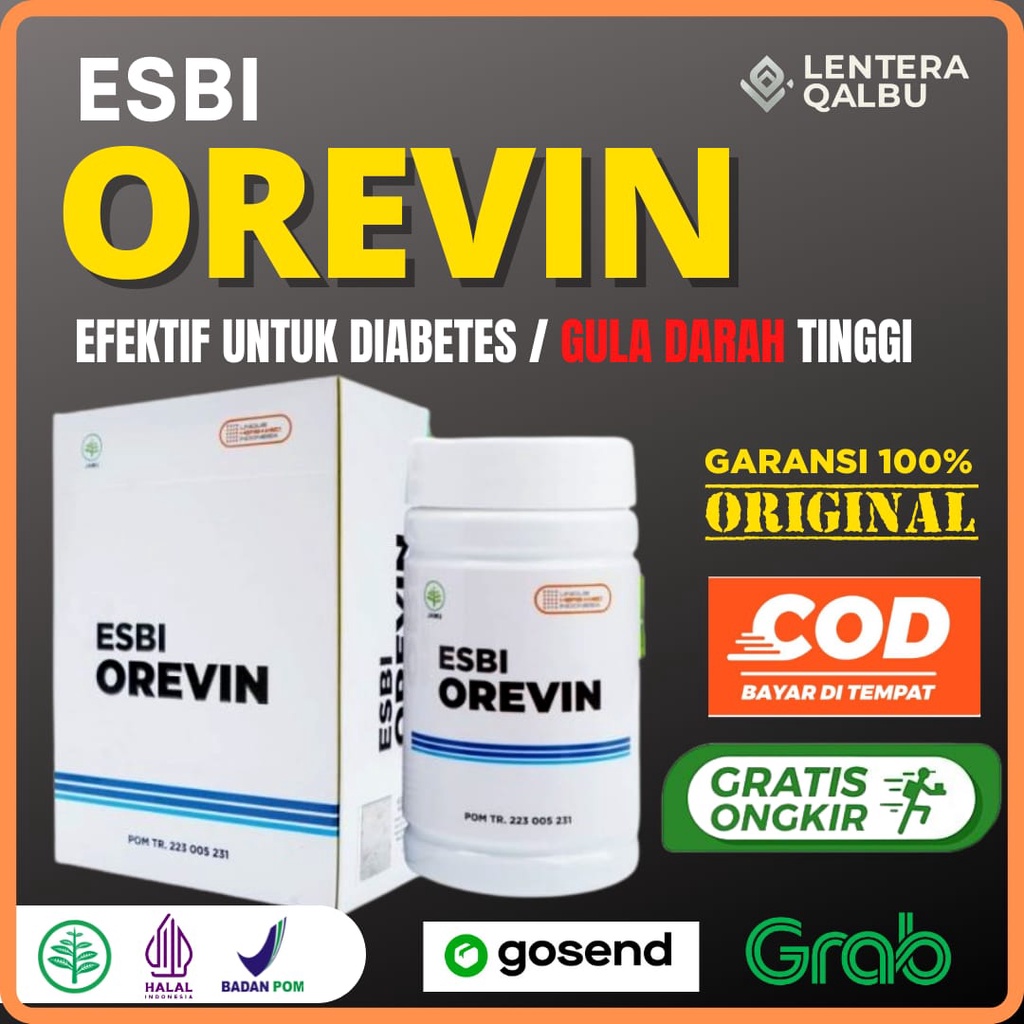 Jual ESBI OREVIN OBAT DIABETES HERBAL GULA DARAH TINGGI SAKIT KENCING ...