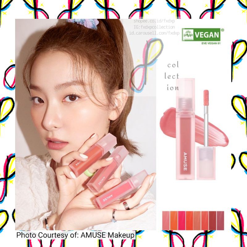 Jual AMUSE Dew Velvet Tint 4g ( 10 Color Vegan Lip Stain Tint Sheer ...