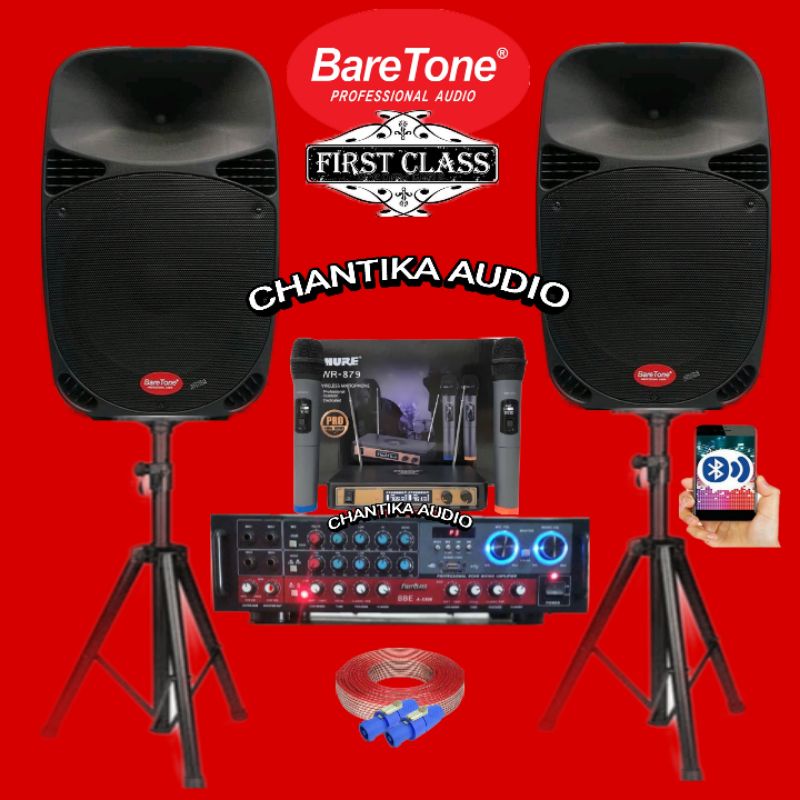 Jual Paket sound system Baretone 15 inch Outdoor Indoor bluetooth ...