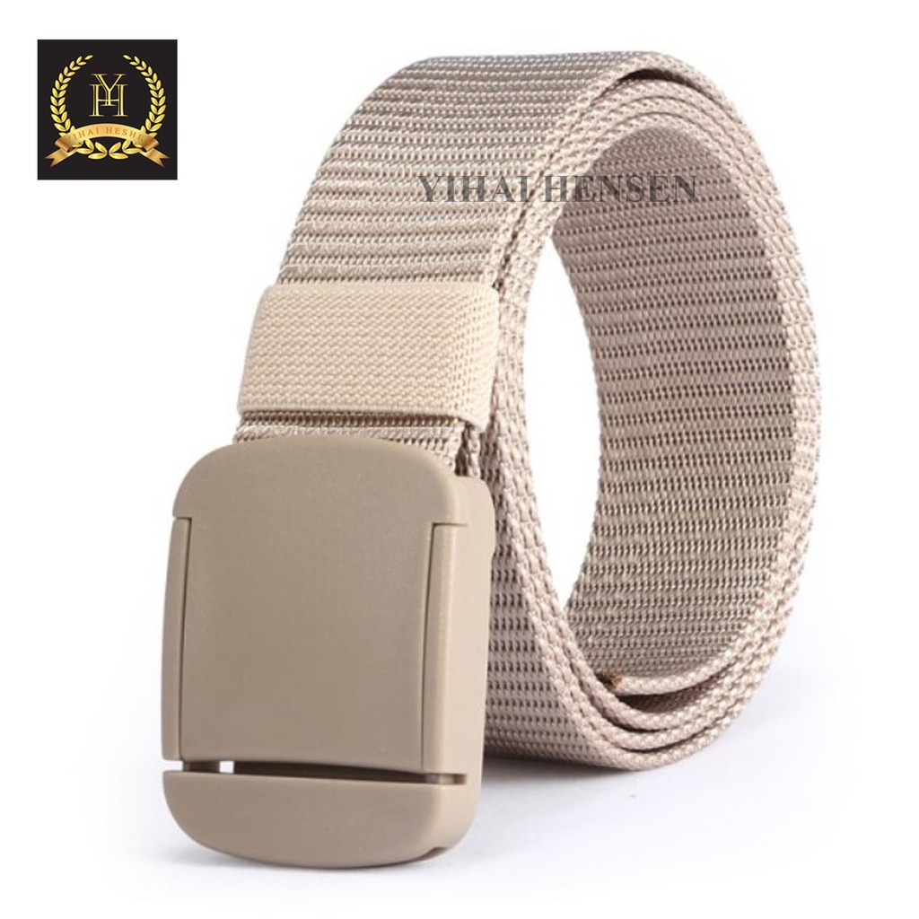 Jual [Y&H] Ikat Pinggang Pria Nylon Canvas Gesper Tactical Army Military Sabuk Anti Metal ...