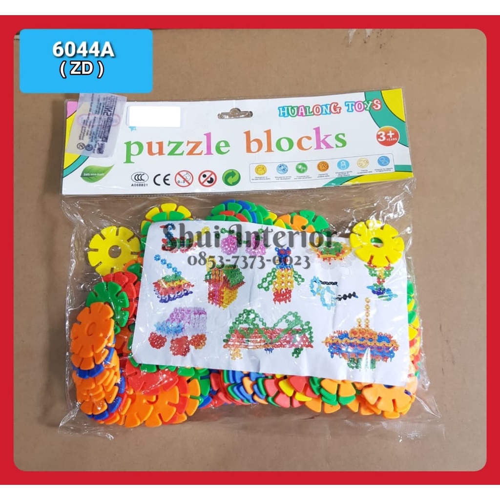 Jual Mainan Edukasi Anak Block Susun DIY HL6069 / Mainan Susun Blok ...