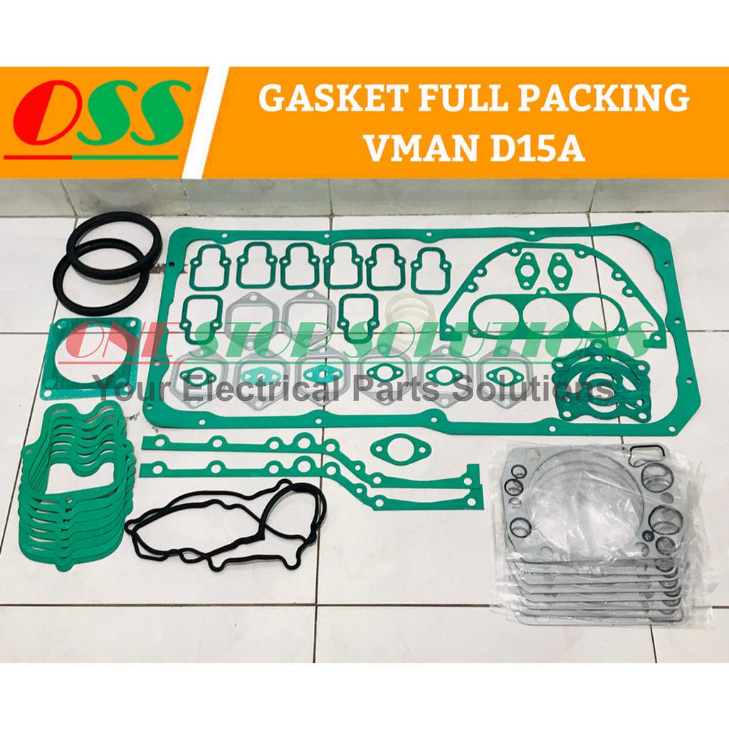 Jual GASKET FULL PACKING SET OVERHAUL SEAL KIT ENGINE VMAN D15A | Shopee Indonesia