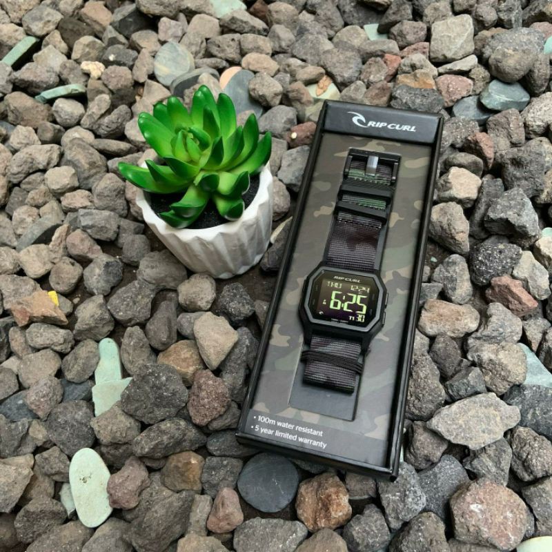 Jual jam tangan rip curl atom webbing camo | Shopee Indonesia