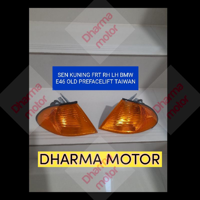 Jual SEN KUNING FRT RH LH BMW E46 OLD PREFACELIFT TAIWAN PART BMW ...