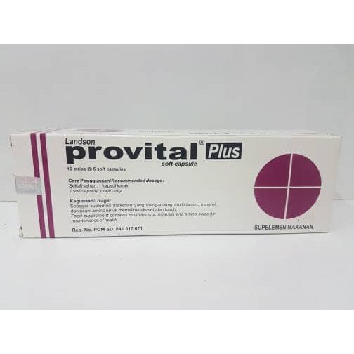Jual Provital Plus soft capsul isi 50's | Shopee Indonesia