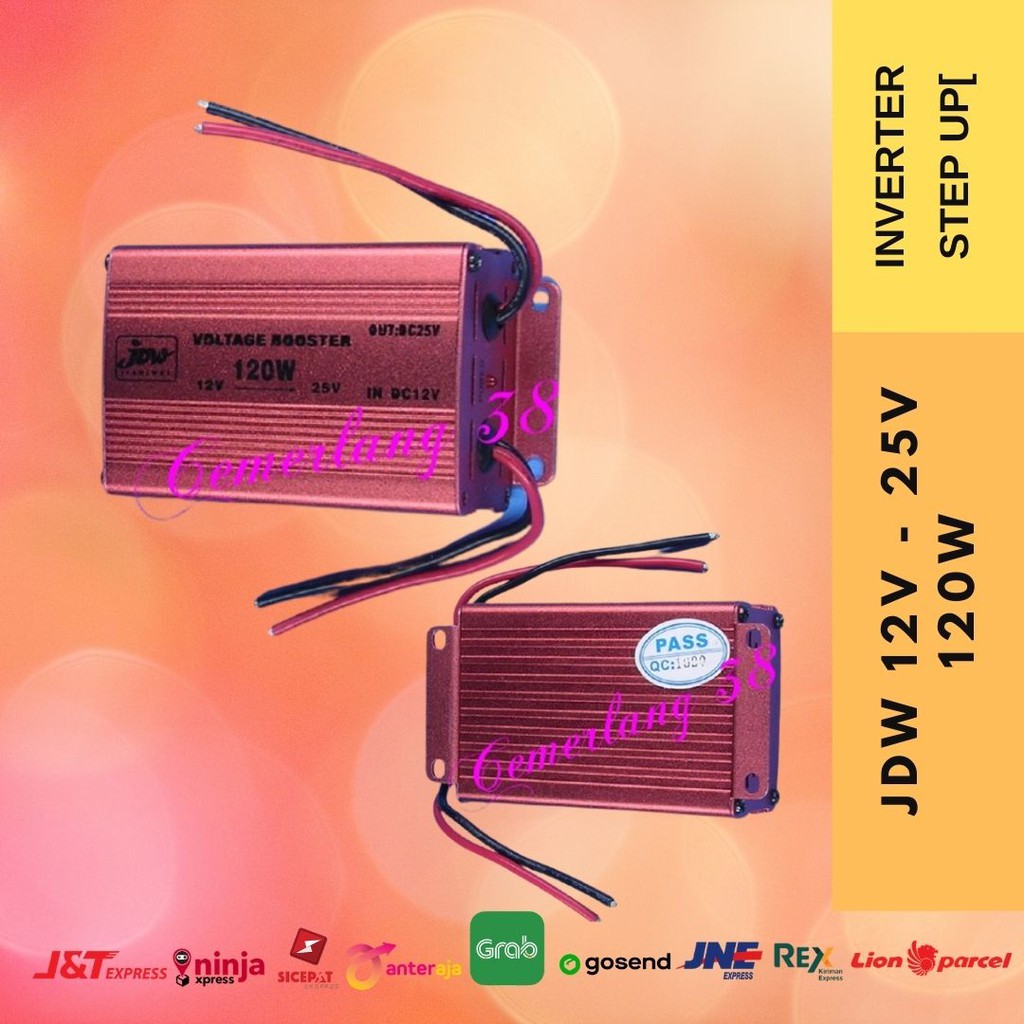 Jual Step Up 120W DC 12V to 24V Car Power Supply Transformer Converter ...